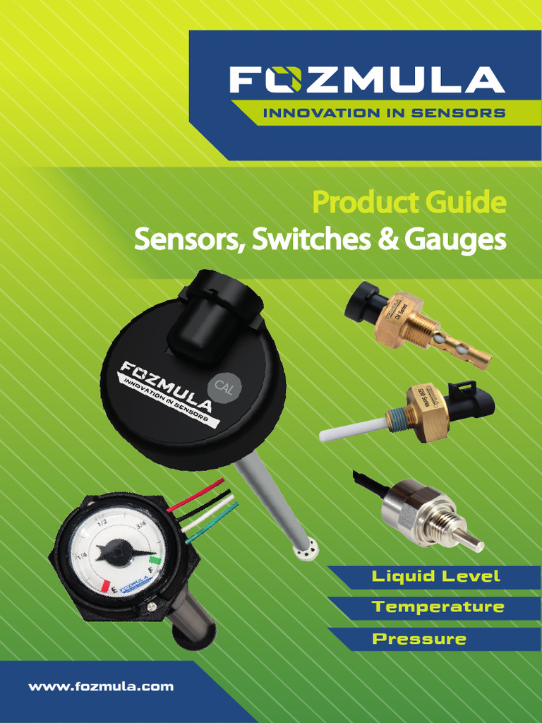 Fozmula Product Guide A4 Print | PDF | Equipment | Electrical Engineering
