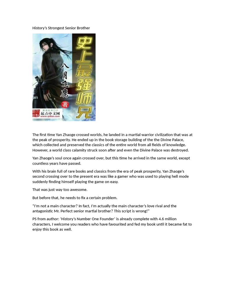Yan Zhaoge: The Miscast Martial Hero | PDF | Knowledge