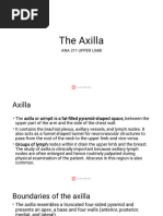 The Axilla Region - Borders - Contents - TeachMeAnatomy | PDF | Arm ...