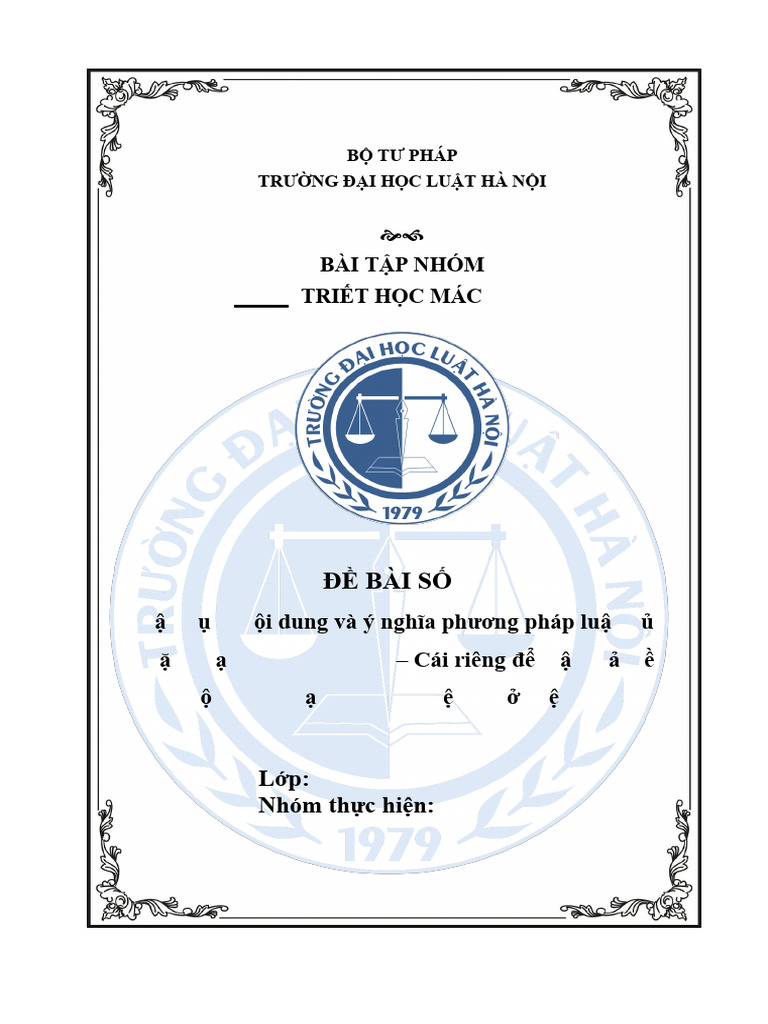 BTN Môn Triết Nhóm 5 FINAL | PDF