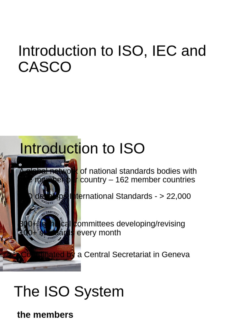 Iso-Casco - 1. Iso - Iec and Casco in Brief | PDF | International Organization For ...