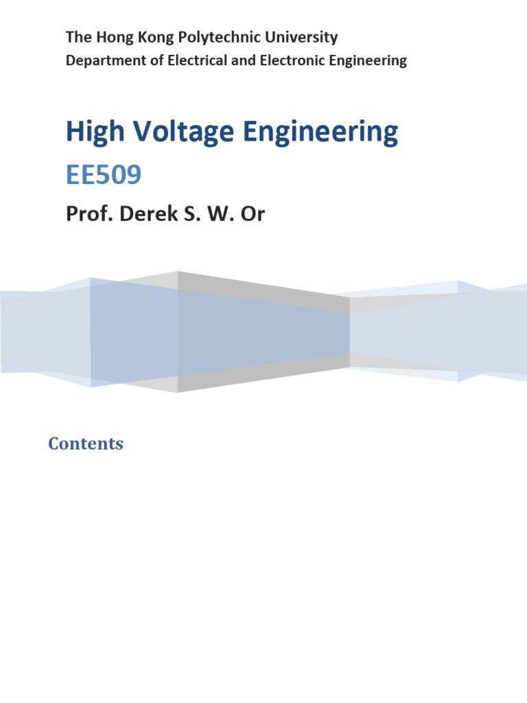 01a Introduction To Electrical Insulation | PDF | Electrical Breakdown | Insulator (Electricity)