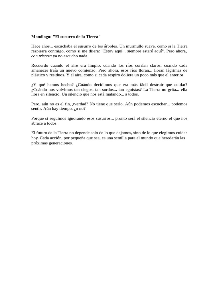 Monólogo Jafet | PDF