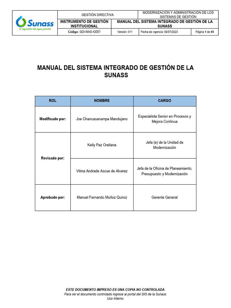 Manual Sig Sunass | PDF | Sistema de información geográfica | Seguridad de información