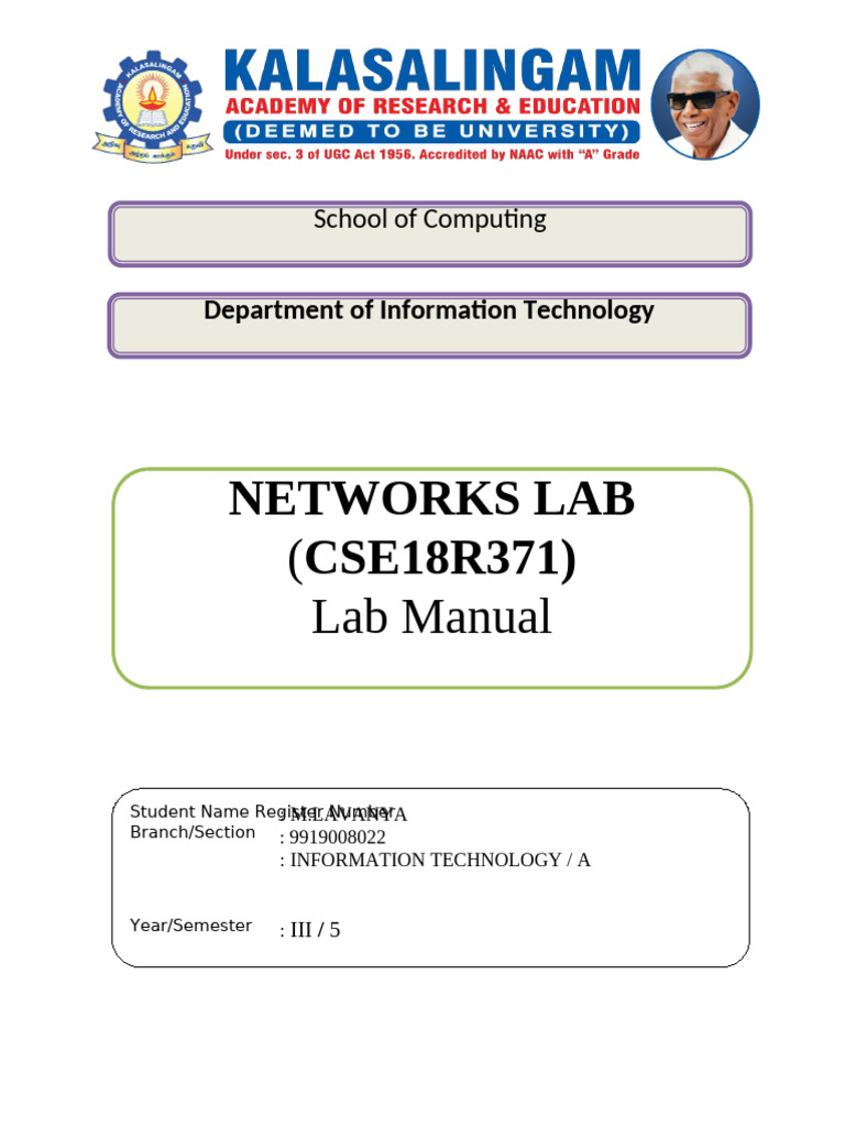 Lavanya M | PDF | Computer Network | Network Switch