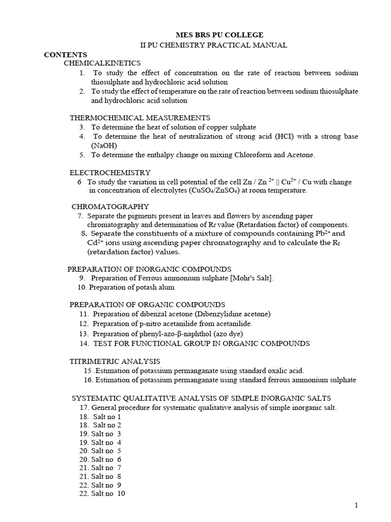 Ii Pu Manual Pdf New 24 25 Pdf Titration Chemistry