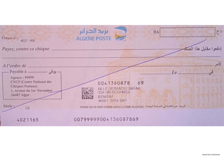 Chèque Barré | PDF