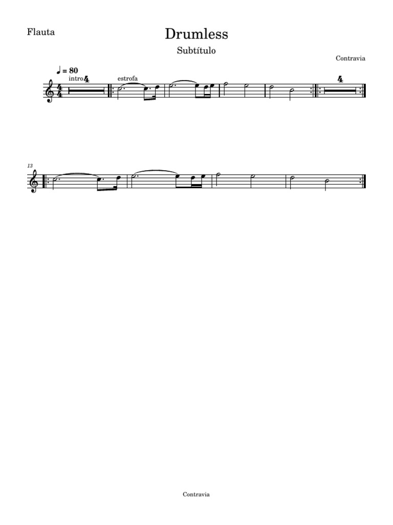Drumless Flauta | PDF