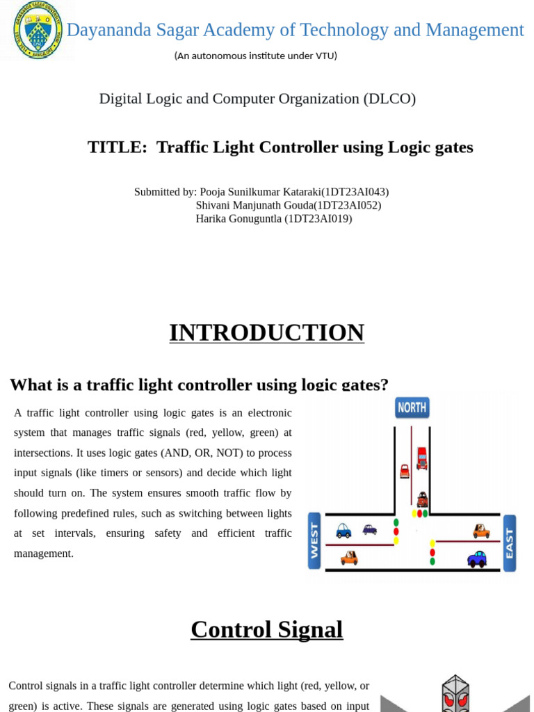 Traffic Light Controller Using Logic Gates (Team_12) (Shivani Manjunath ...