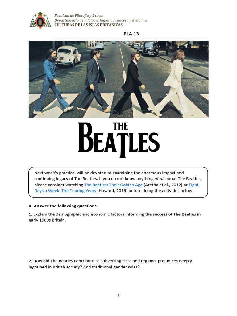 PLA13_The_Beatles | PDF