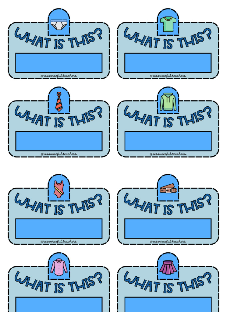 Tarjetas What Isare Thisthese | PDF