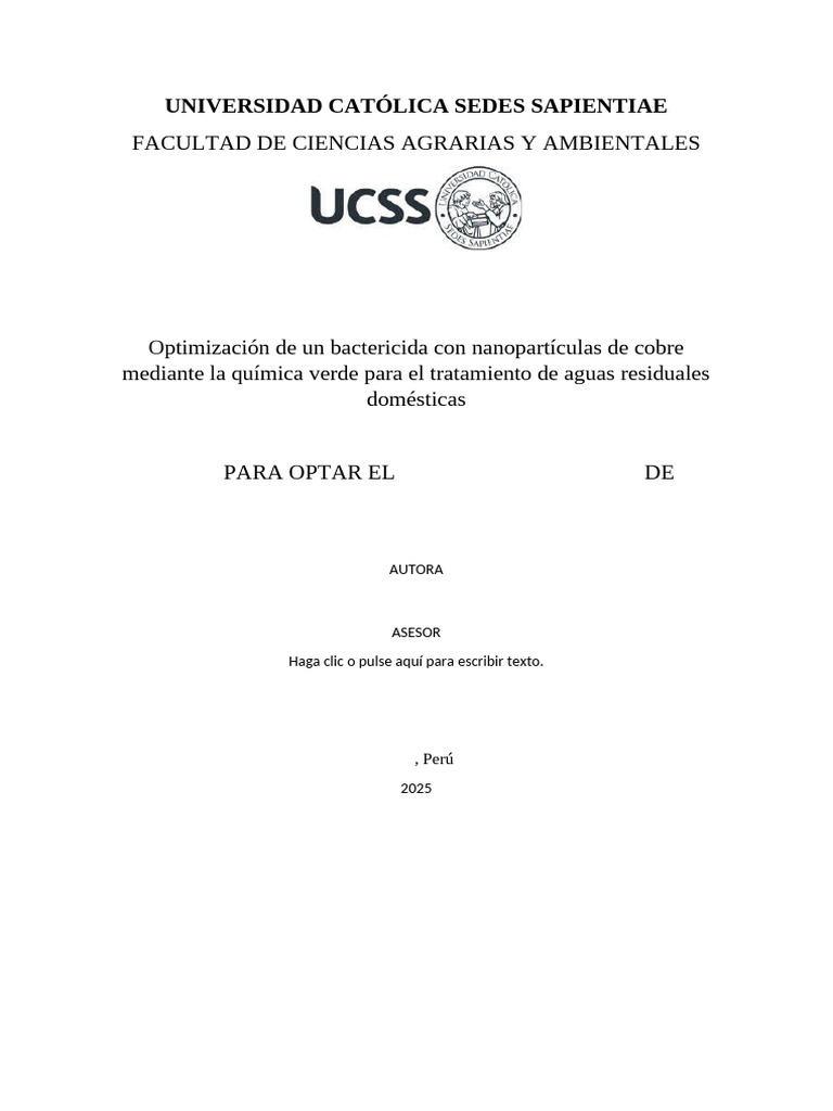 Repositorio Modelo Caratula Tesis Oficial Ucss | PDF