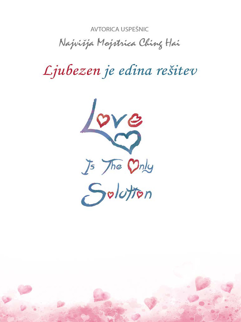 Love Is The Only Solution (Slovenian) | PDF