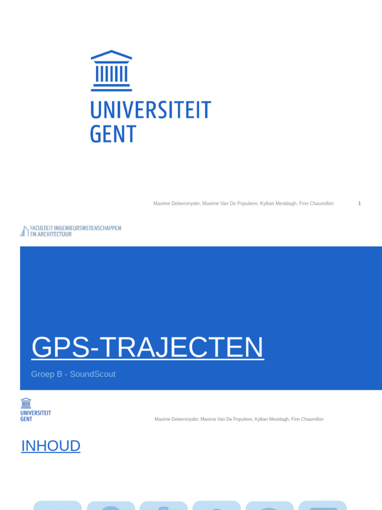 1219 GPStrajecten GroepB EindPresentatie | PDF