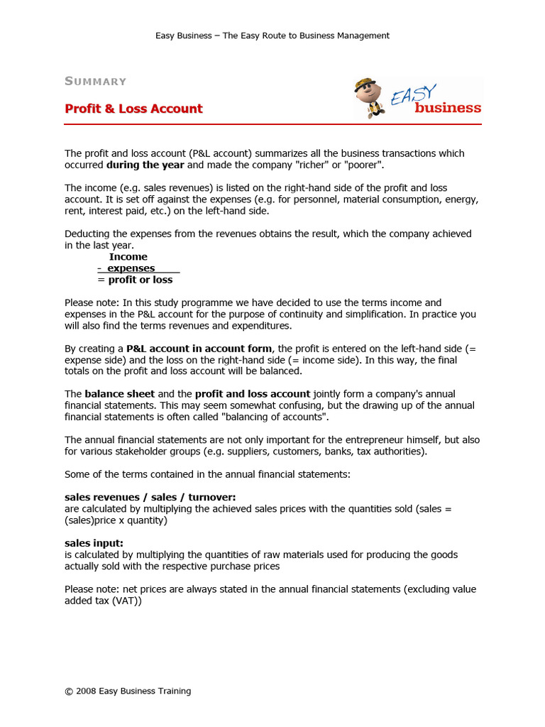 14 PL Account | PDF | Income Statement | Expense