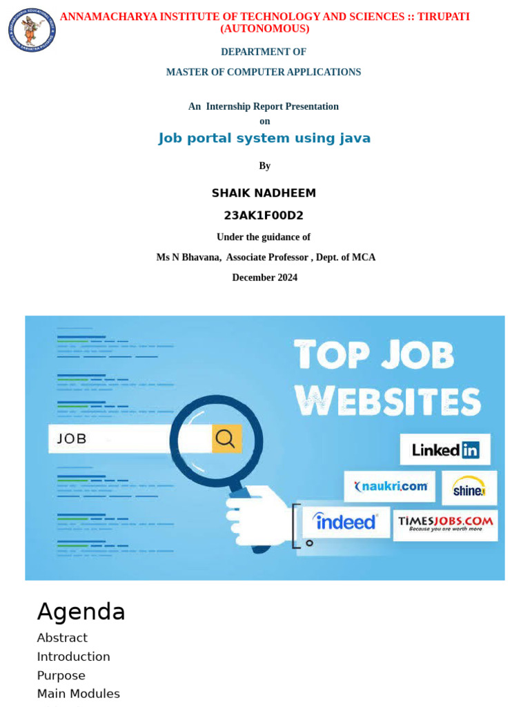 Shaik Nadheem (Mca) | PDF | Recruitment | Résumé