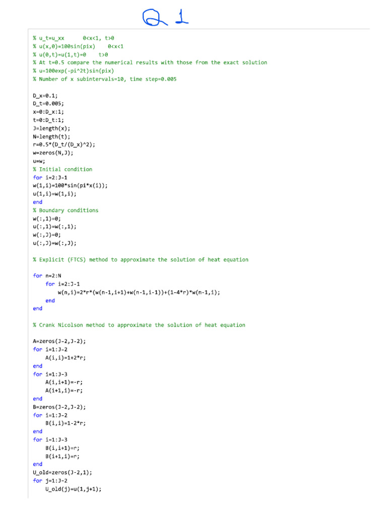 CFD Assignment 1 | PDF