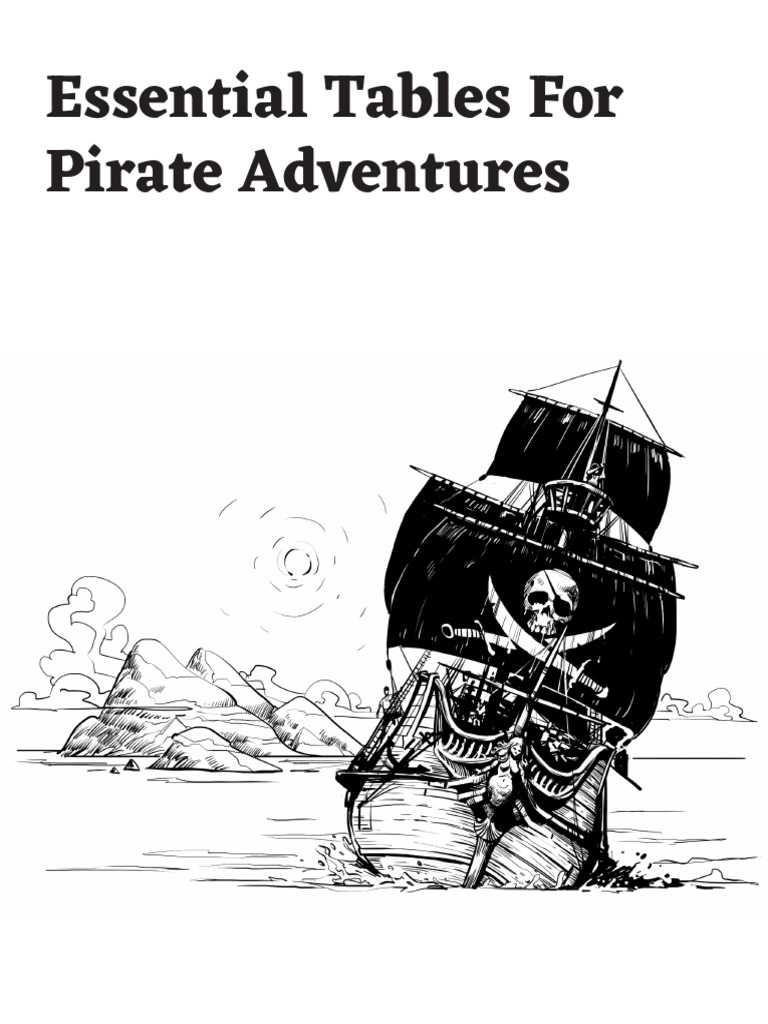 Pirate Tables v2 | PDF | Ships | Piracy