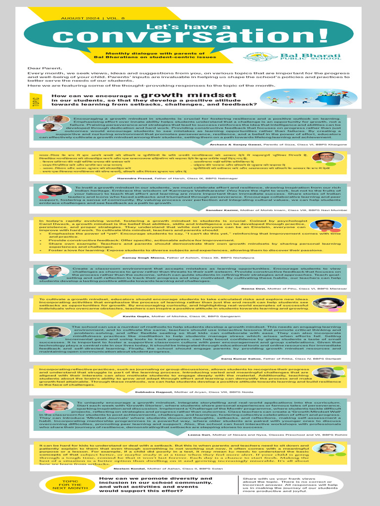 Lets Have A Conversation Vol 8 Final | PDF | Mindset | Psychological ...
