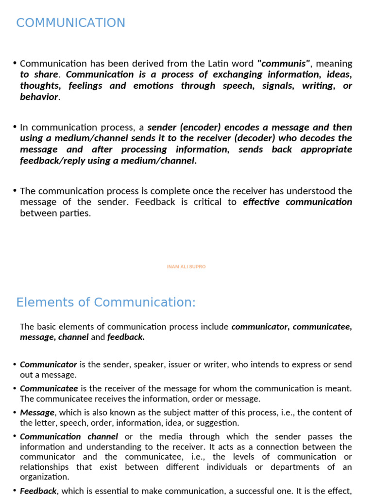 Chap1 Communication | PDF | Communication | Computer Network