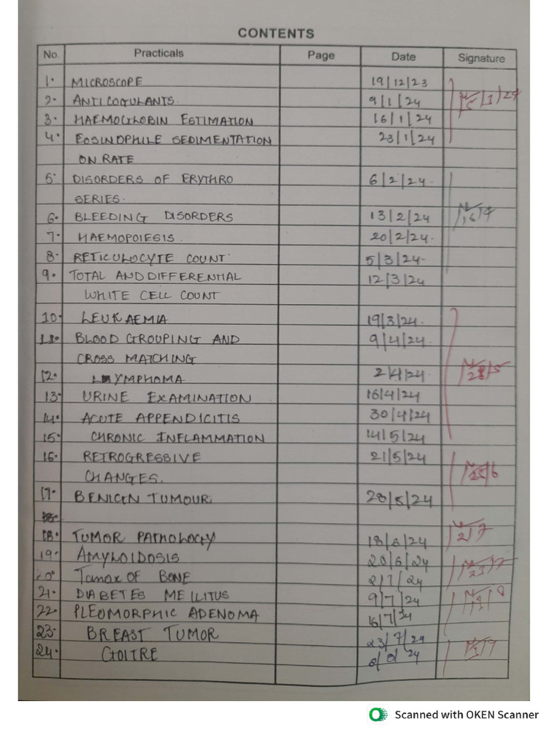 Pathology Lab Manual | PDF