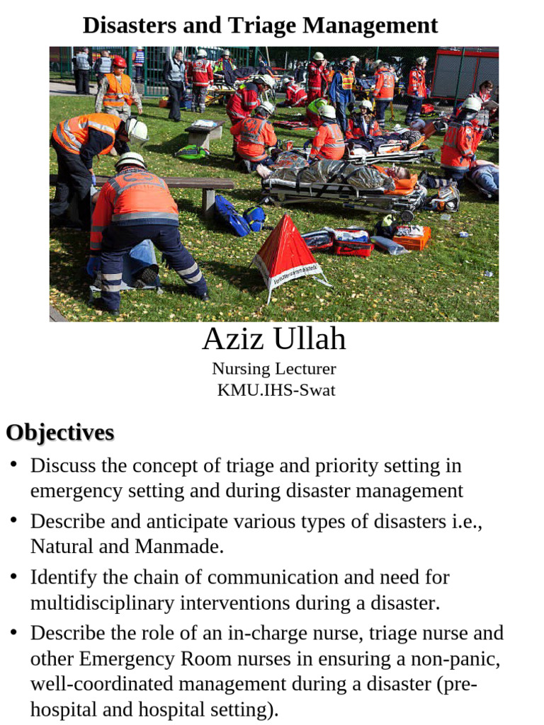 Triage Management in Disaster Nursing | PDF | Natural Disasters ...