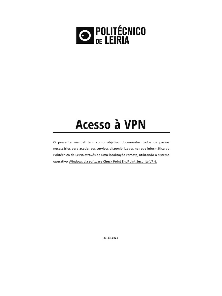 Install CheckPoint_Windows_v13 | PDF | Rede Privada Virtual (VPN ...