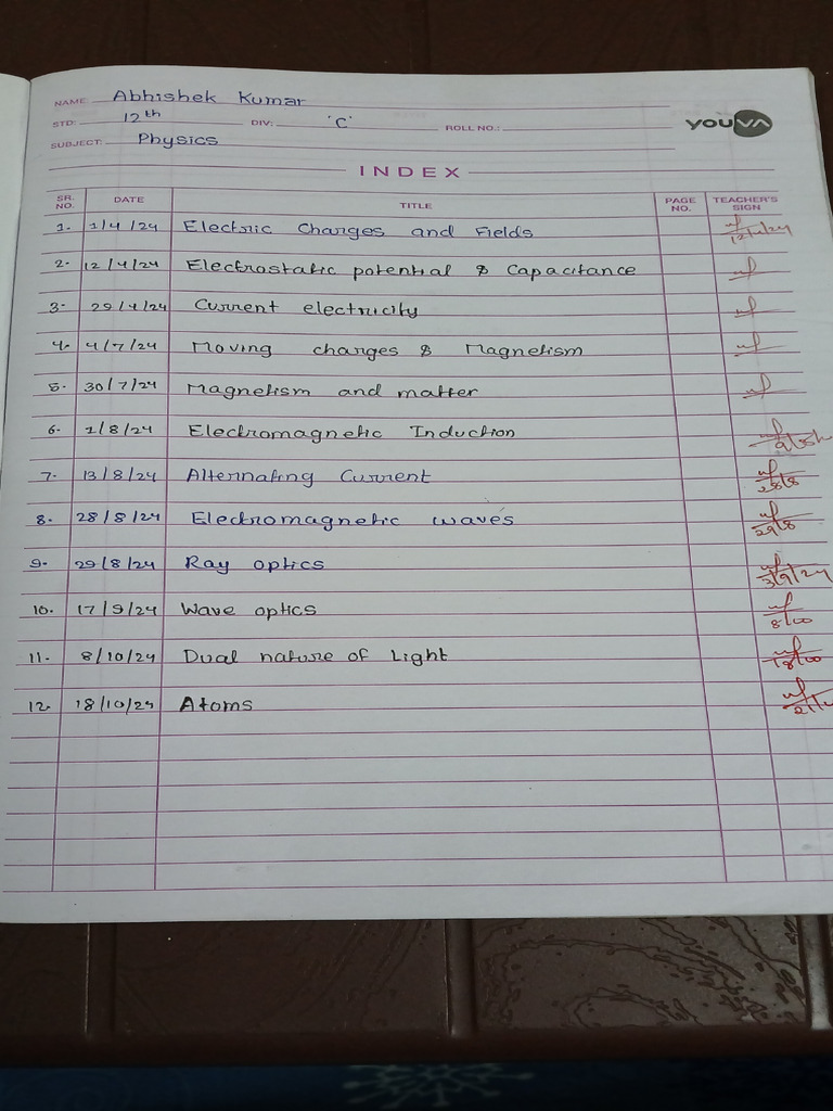 physics 12 ncert notes | PDF