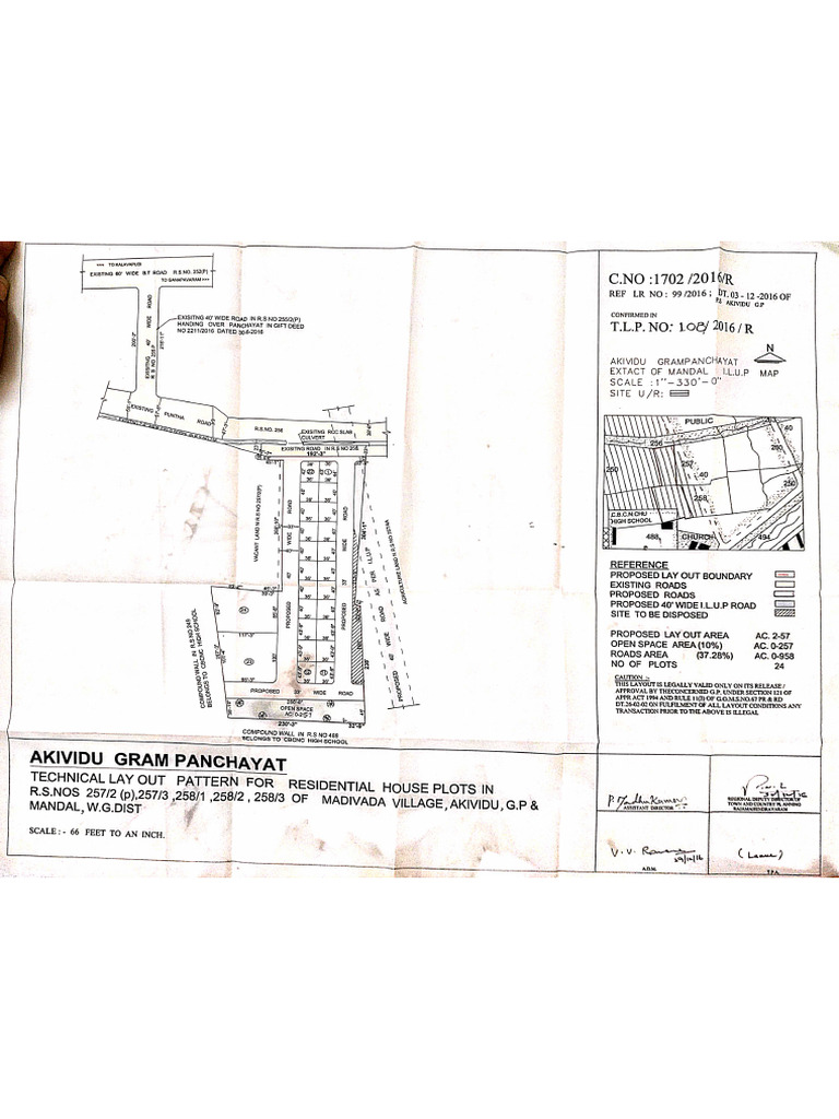 Akiveedu Approved Layout | PDF
