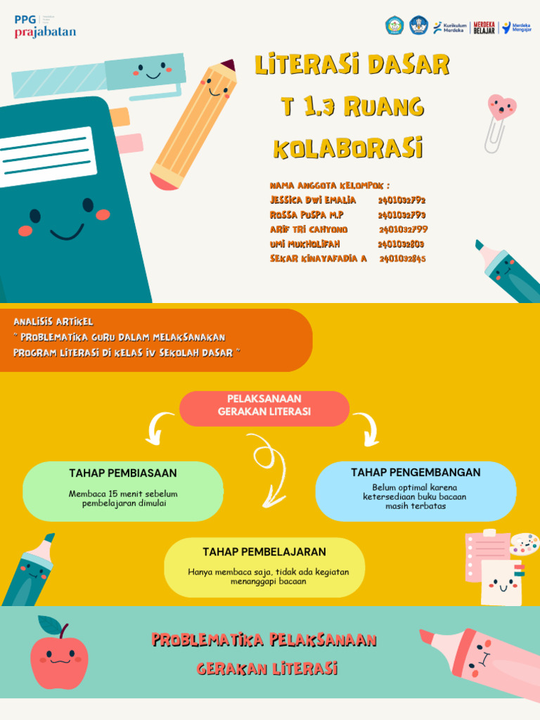 Literasi Dasar T 1.3 Ruang Kolaborasi | PDF