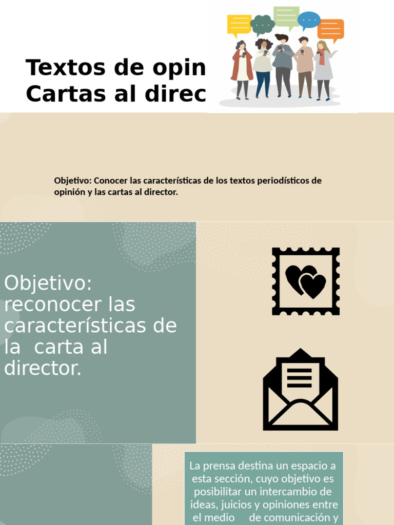 Características de las cartas al director | PDF