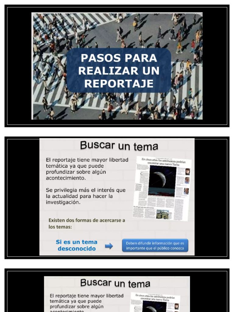 Pasos Reportaje | PDF
