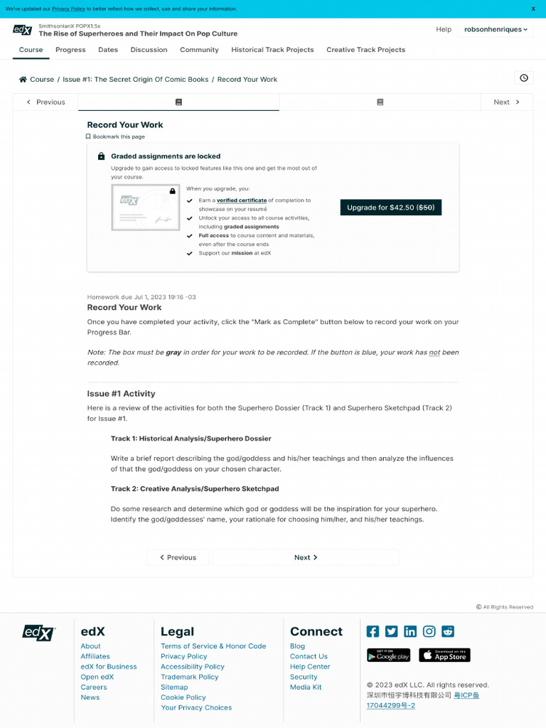 Record Your Work - Issue #1 - The Secret Origin of Comic Books - The R | PDF