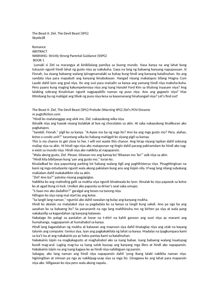 The Beast II Skyele28 | PDF