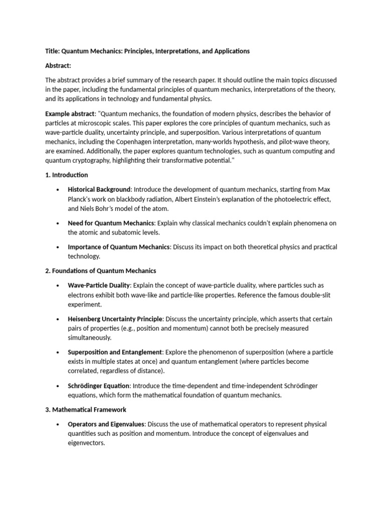 Research paper-5 | PDF | Quantum Mechanics | Wave Function