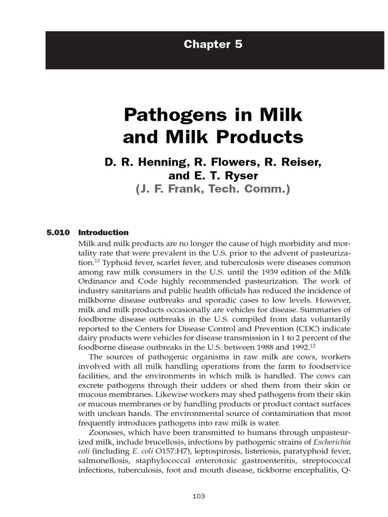 9780875530024ch05-Patog en leche | PDF | Microbiology