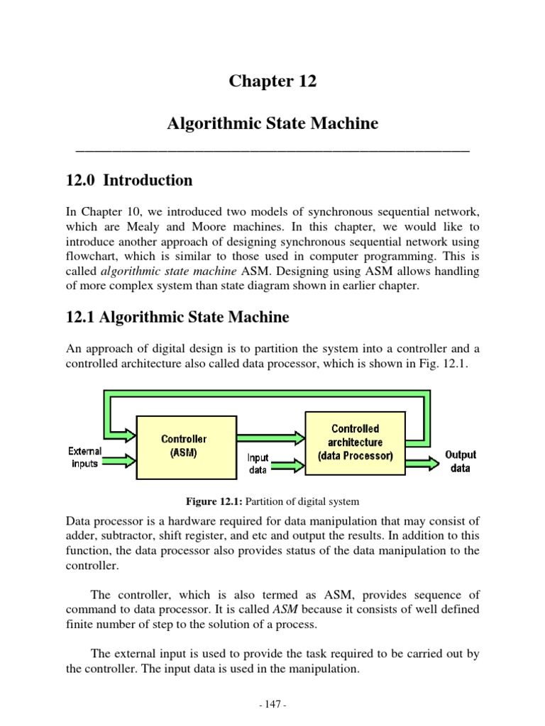 2 Chapter 12 Algorithmic State Machine | PDF