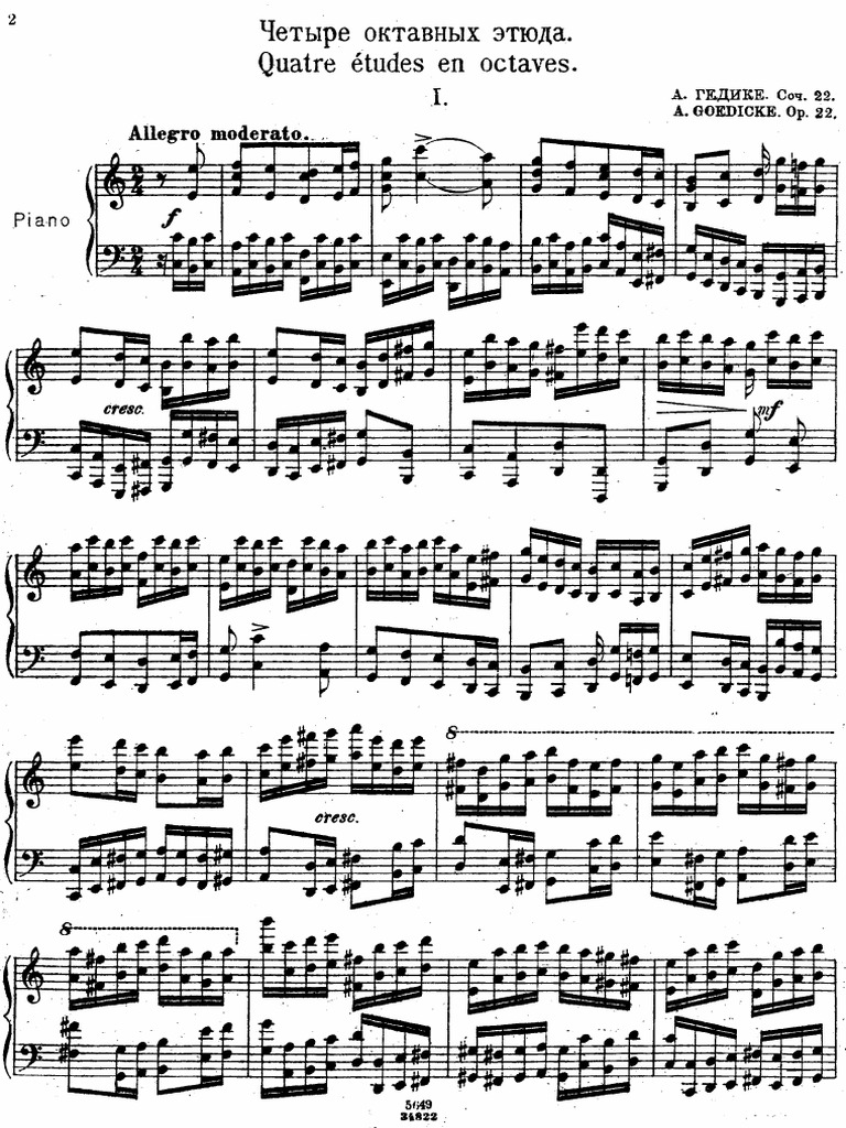 IMSLP353198 PMLP570506 Goedicke - Op.22 | PDF