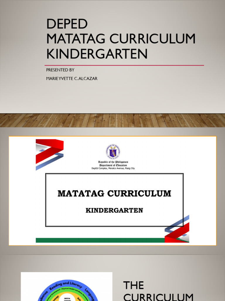 DAY 1 Matatag Kinder | PDF | Learning | Developmental Psychology