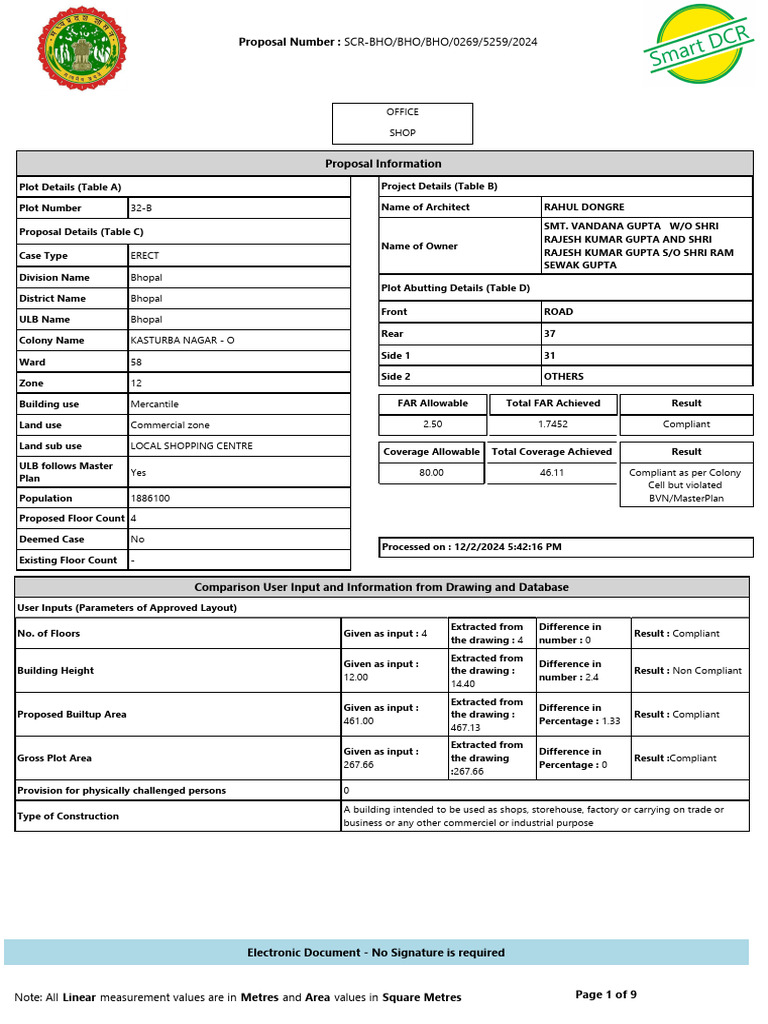 SCR Report | PDF | Stairs | Area