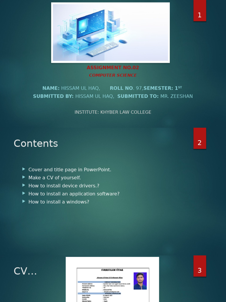 Computer drivers assignment | PDF | Microsoft Windows | Computer File
