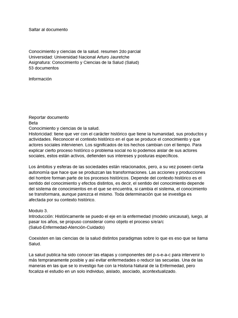 2do Parcial Conocimiento | PDF | Amor | Conocimiento