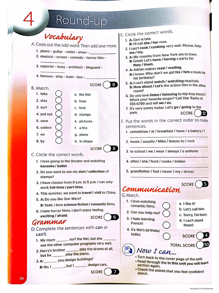 Unit 4 Round Up | PDF