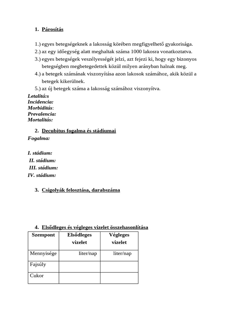 Gyakorló Ápoló Feladatok | PDF