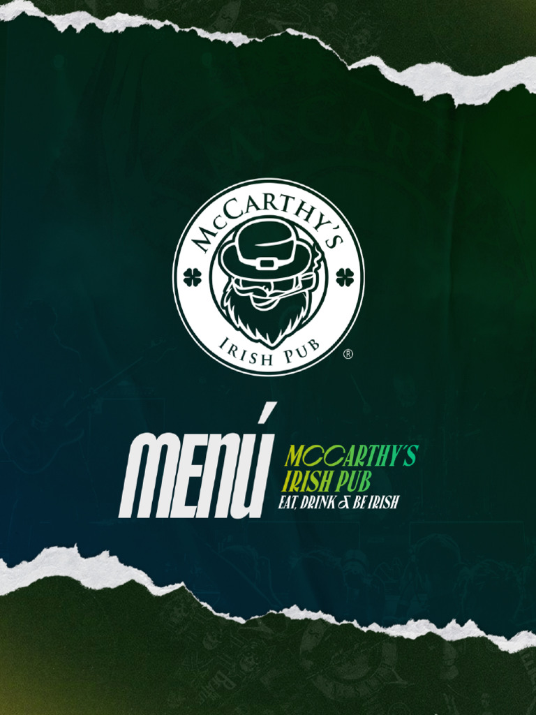 Mccarthysirishpub Menu 2024 | PDF