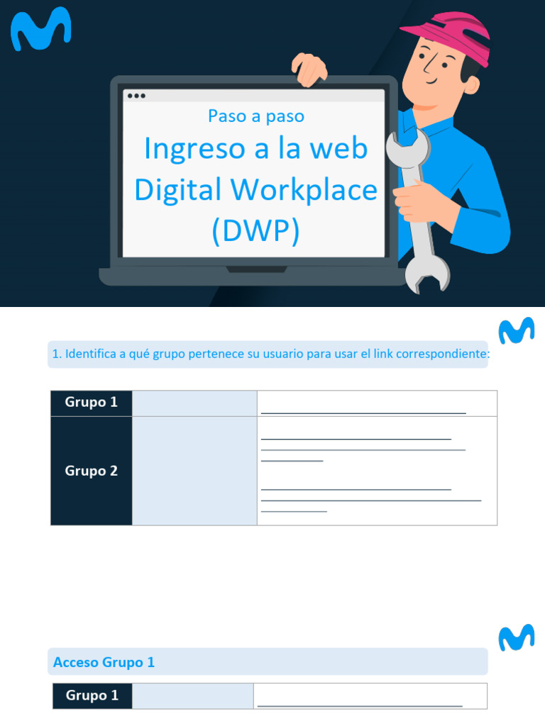 Revisa La Guía de Acceso y Uso de Digital Workplace (DWP) | PDF | Contraseña | Software