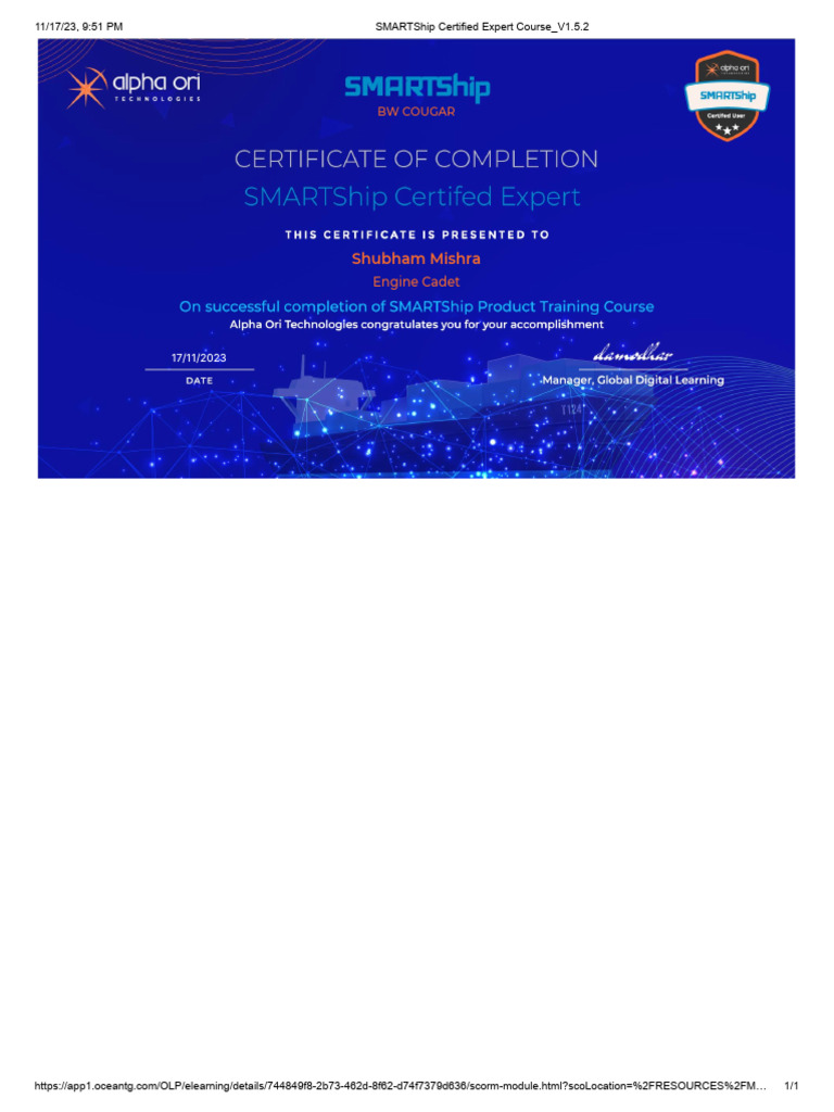 Ocean Learning Platform_SmartShip | PDF