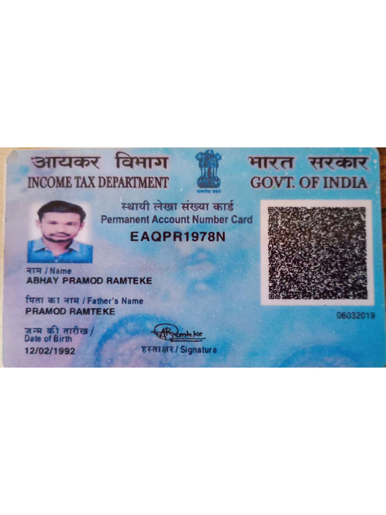 Abhay Pan Card | PDF