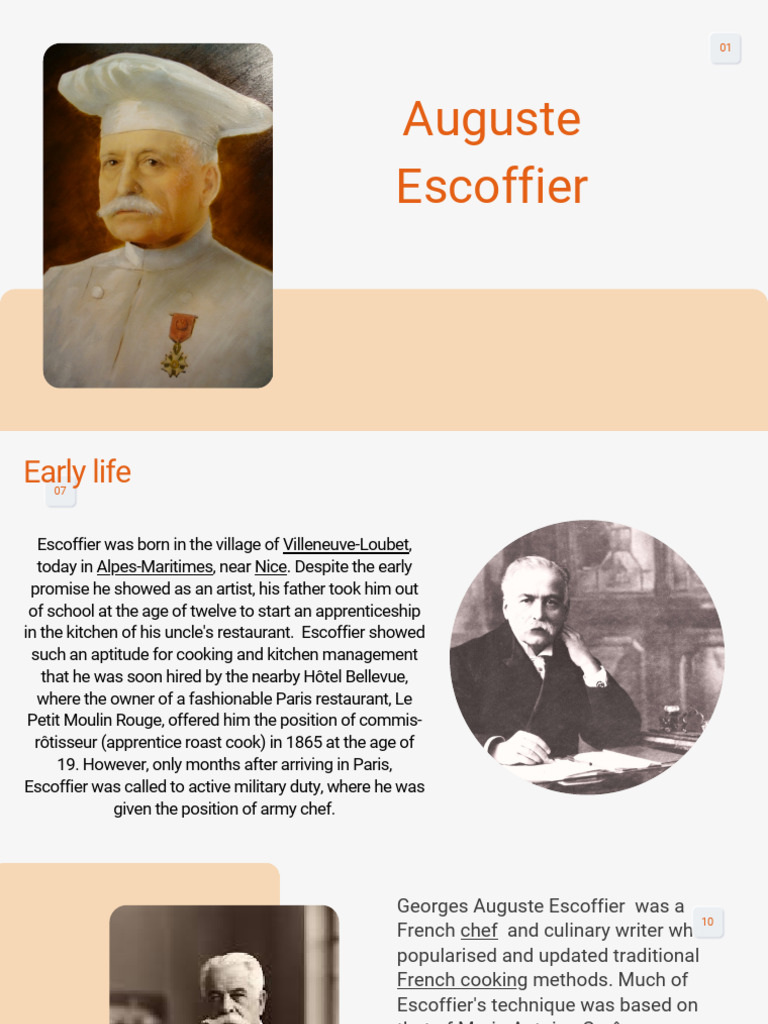 Auguste Escoffier 1 | PDF