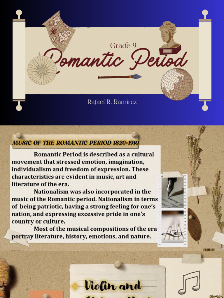 Grade 9 Romantic Period Overview | PDF